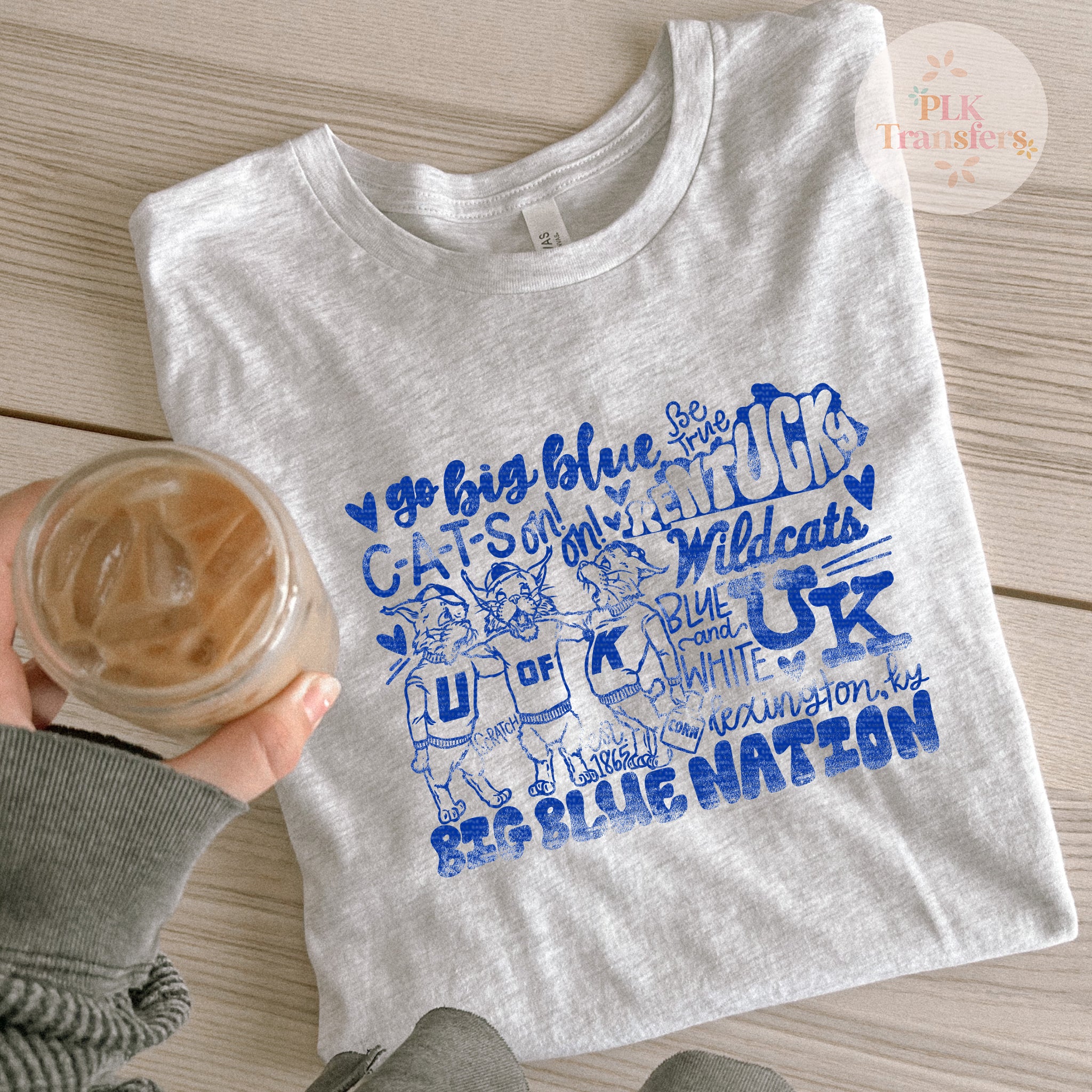 Kentucky Collage, Distressed | Screen Print Transfer | - SINGLE COLOR ...