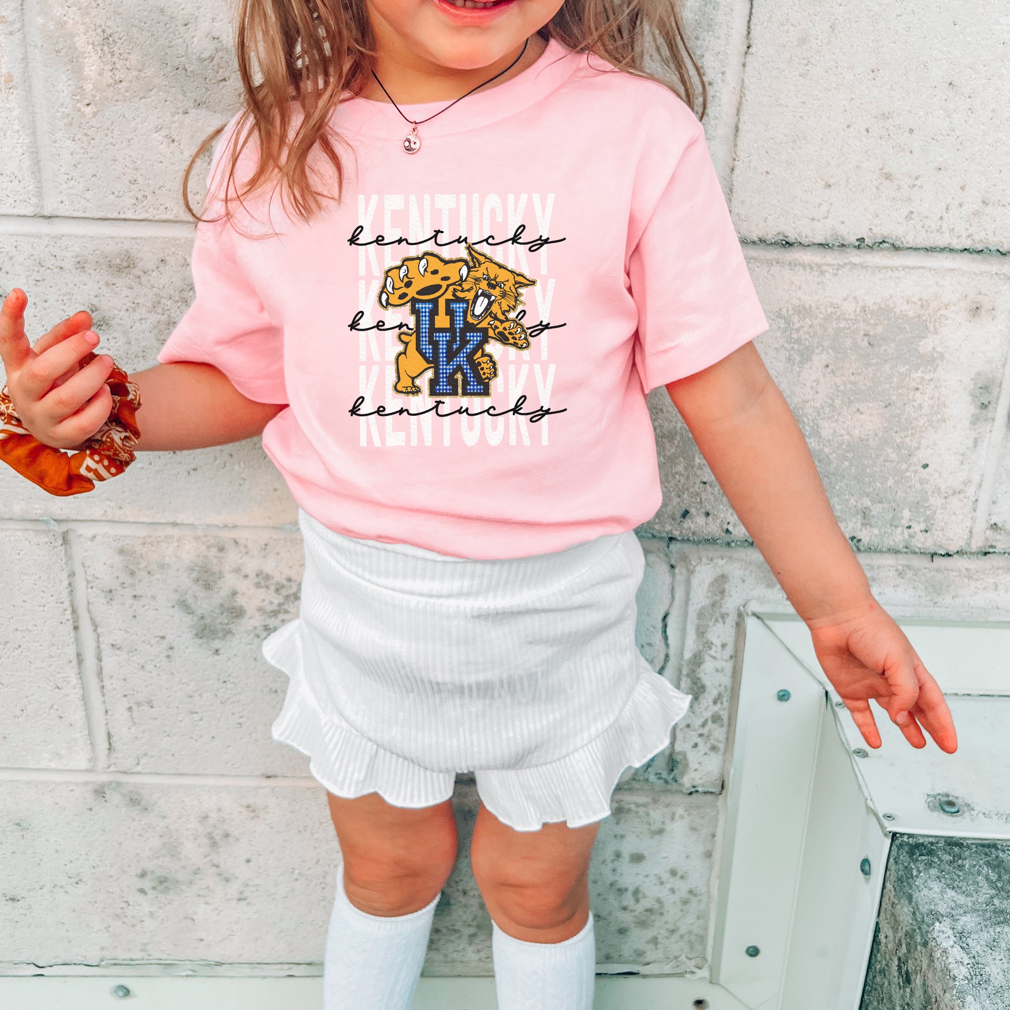 TODDLER, KY Mascot, Gold Glitter Outline | DTF Print - COOL PEEL ...